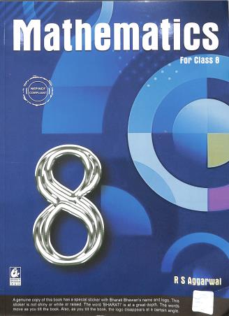 Buy Mathematics for Class 8 - CBSE - by R.S. Aggarwal Examination ...